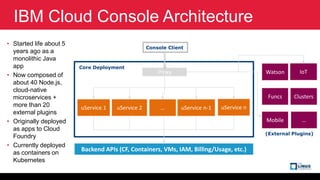 Migration of an Enterprise UI Microservice System from Cloud Foundry to ...
