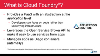 Migration of an Enterprise UI Microservice System from Cloud Foundry to ...