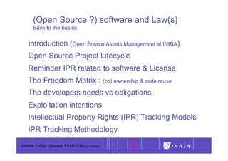 OSS Legal issues method | PDF