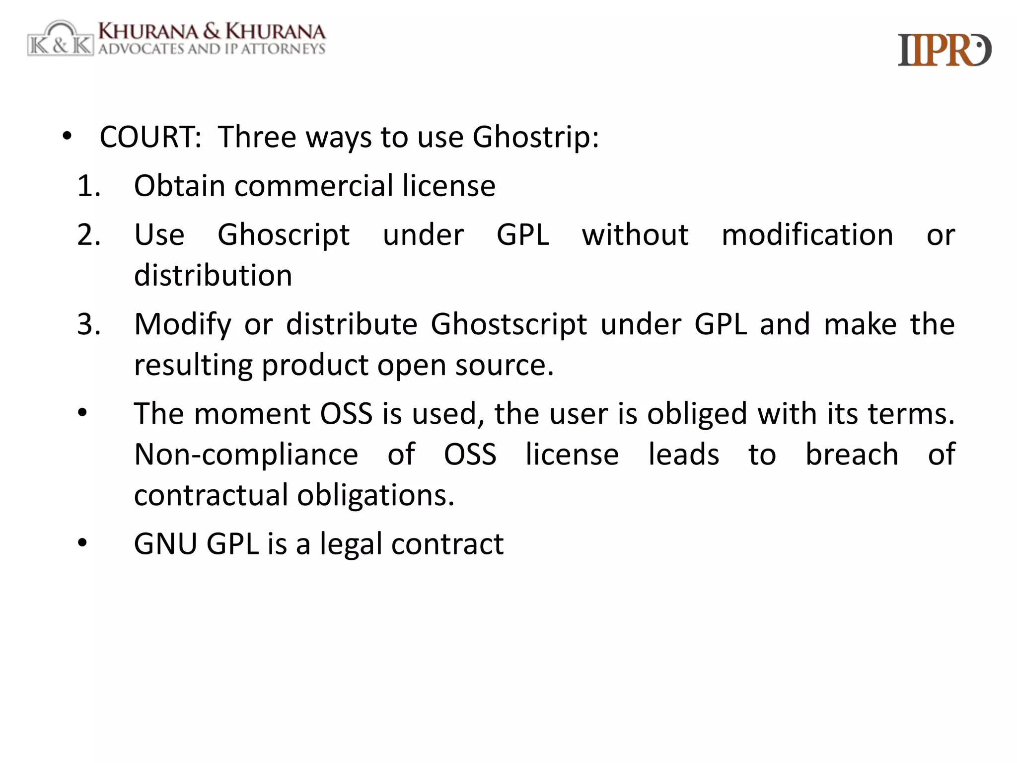 Open Source Software Legal Issues and Compliance | PDF