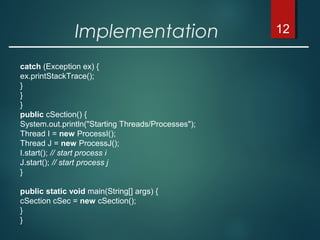Peterson Critical Section Problem Solution | PPT