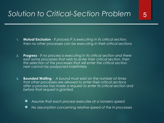 Peterson Critical Section Problem Solution | PPT