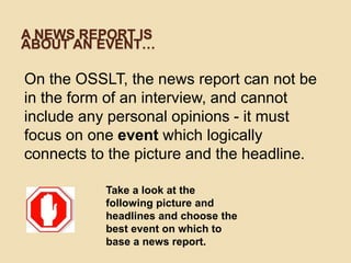 OSSLT PREP- NEWS ARTICLE | PPTX