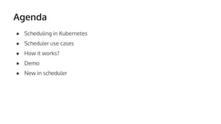 How Kubernetes scheduler works | PPT