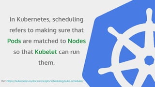 How Kubernetes scheduler works | PPT