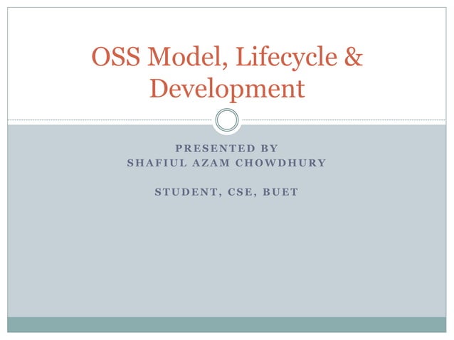 Oss model, lifecycle & development | PDF | Operating Systems | Computer ...