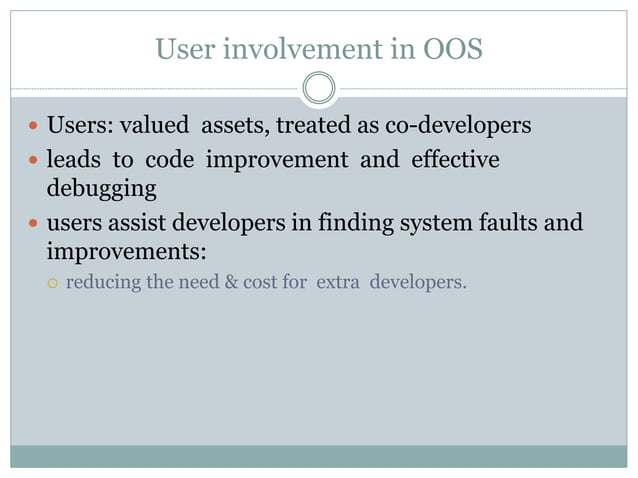 Oss model, lifecycle & development | PDF | Operating Systems | Computer ...