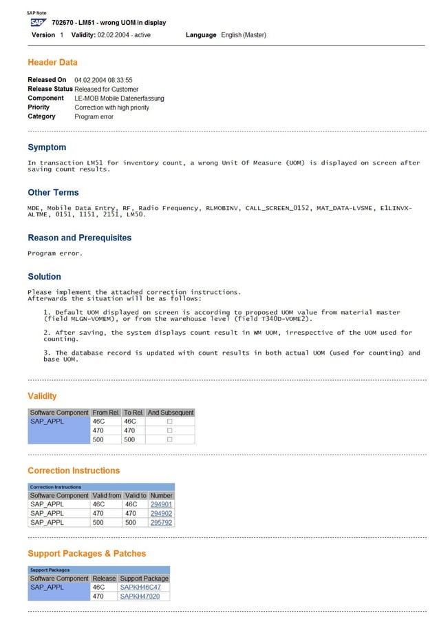 Oss note populate batch # for new item