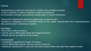 OSSN(ocular surface squamous neoplasia) | PPTX