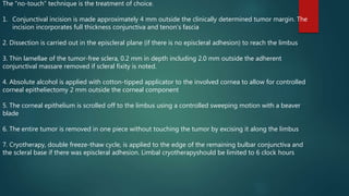 OSSN(ocular surface squamous neoplasia) | PPTX