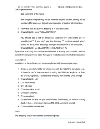 Os solve bs 301-0 s-lab10 | DOC