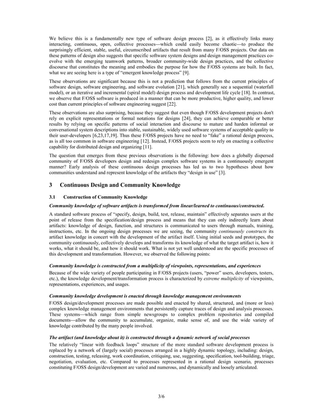 Understanding Continuous Design in F/OSS Projects | PDF | Operating Systems | Computer Software ...