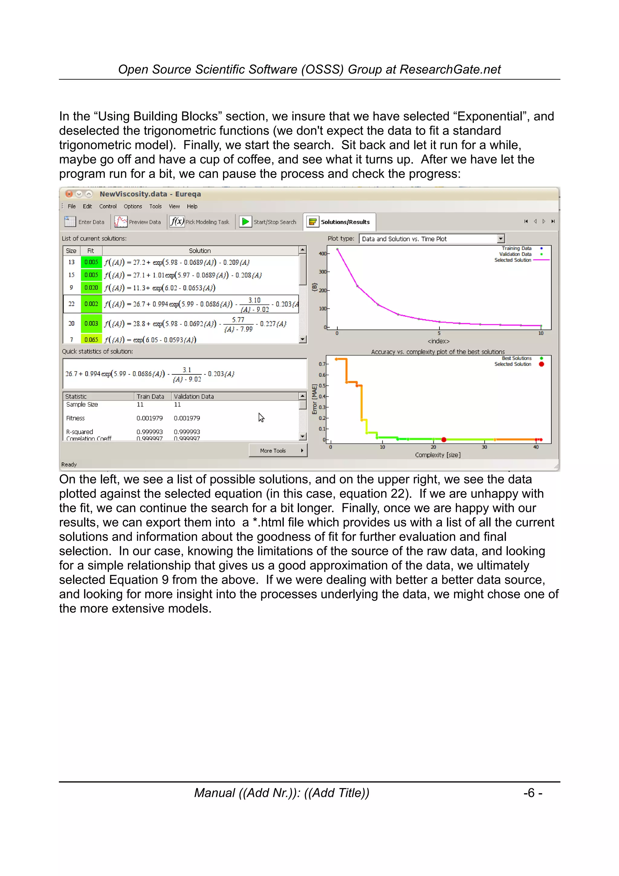 Osss manual-5-extract data | PDF