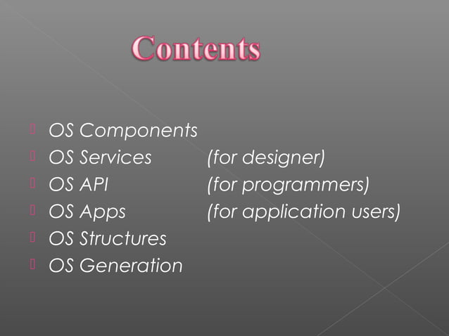 Os structure | PPT