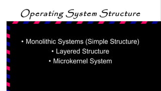 OS Structure | PPT