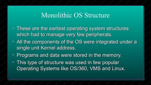 OS Structure | PPT