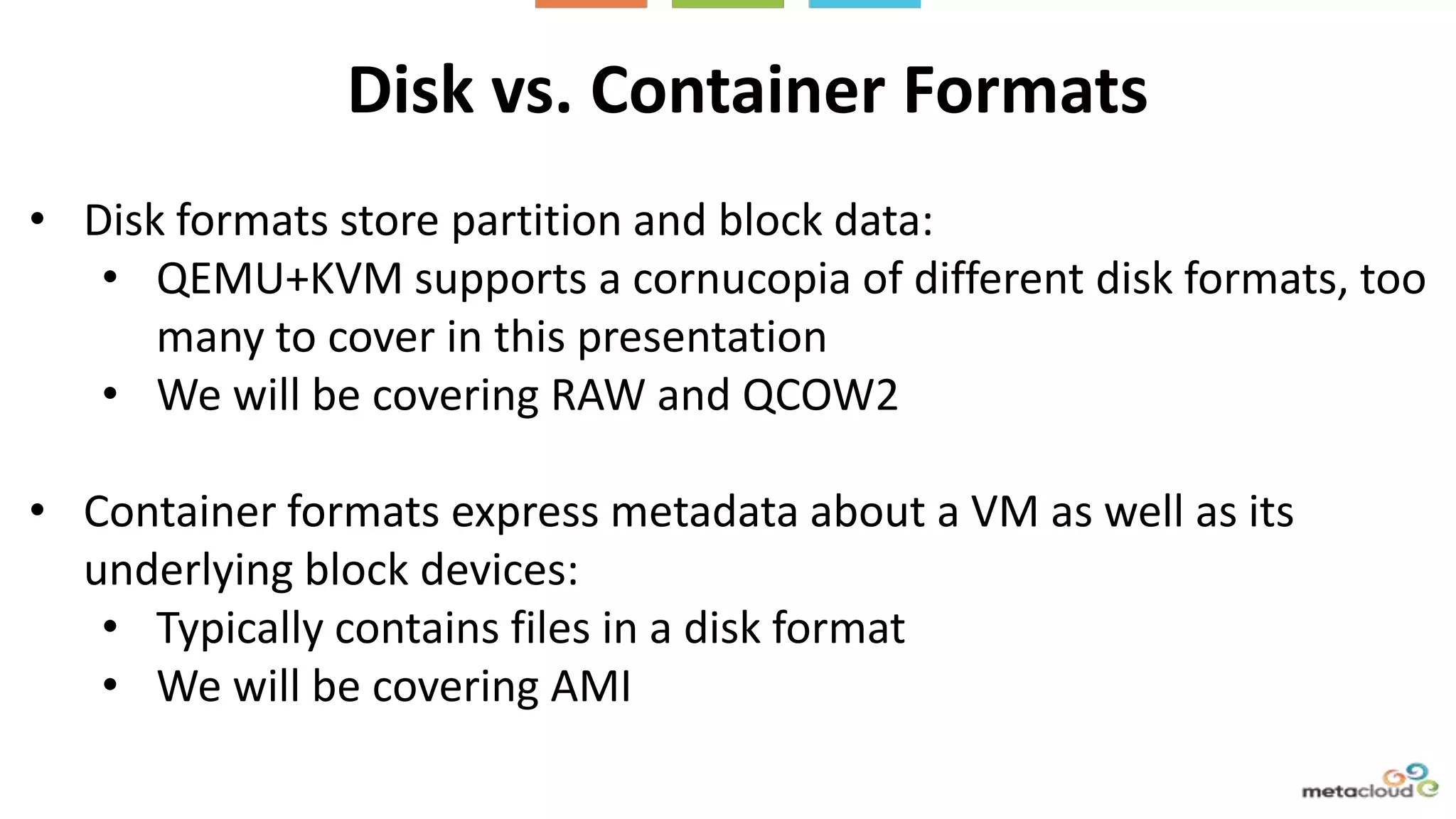 Optimizing VM images for OpenStack with KVM/QEMU | PPTX | Cloud ...