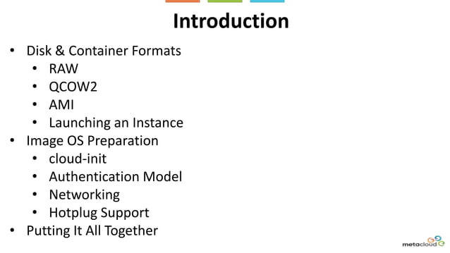 Optimizing VM images for OpenStack with KVM/QEMU | PPTX | Cloud ...