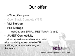 Eduserv Education Cloud | PPT