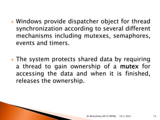 Examples in OS synchronization for UG | PPT