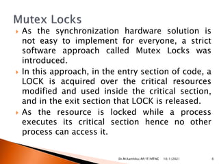 Examples in OS synchronization for UG | PPT