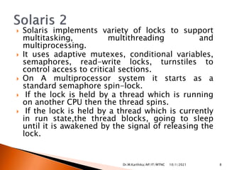 Examples in OS synchronization for UG | PPT