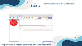 OST to MBOX Converter Tool | PPT