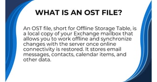 Ost To Pst Converter Tool | Webbyacad Software | PDF