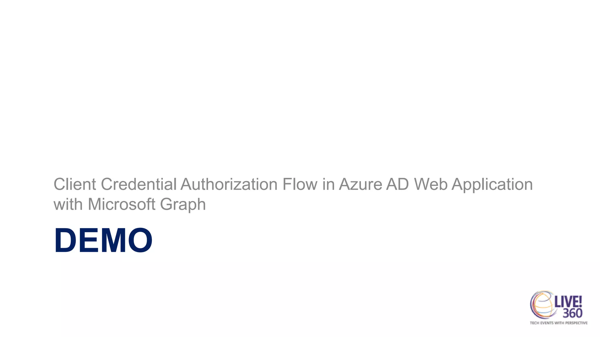 Mastering Modern Authentication and Authorization Techniques for SharePoint, Office 365 and ...