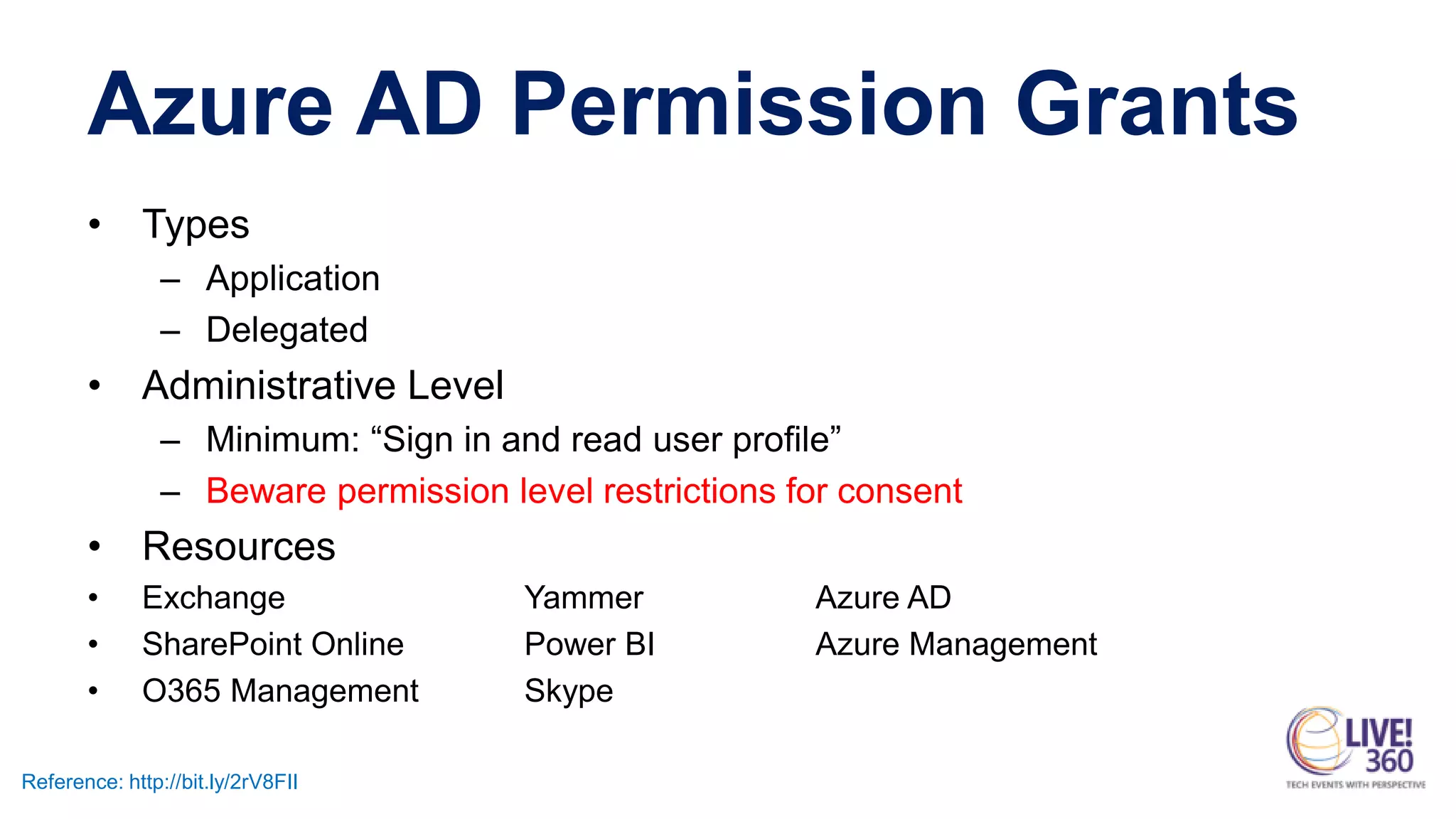 Mastering Modern Authentication and Authorization Techniques for SharePoint, Office 365 and ...