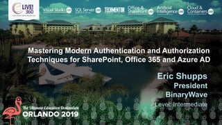Mastering Modern Authentication and Authorization Techniques for ...