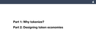 Decoding Token Economics: Token Economy Design Workshop - OST | Open ...