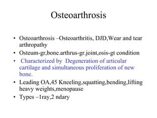 Ostearthrosis knee | PPT