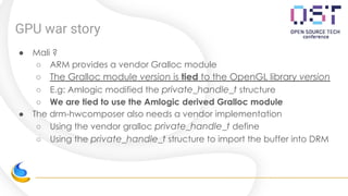 Ostech war story using mainline linux for an android tv bsp | PDF