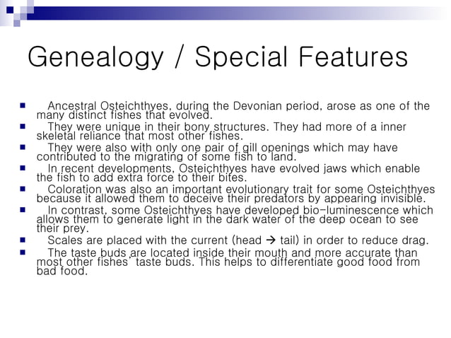 Osteichthyes | PPT | Fish and Aquariums | Pets