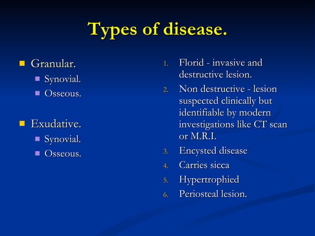 Osteo articular tuberculosis -1 | PPT