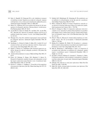 Infecciones asociadas a protesis | PDF