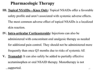 Osteoarthritis treatment | PPT