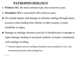 Osteoarthritis treatment | PPT