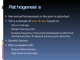 Osteoarthritis | PPT