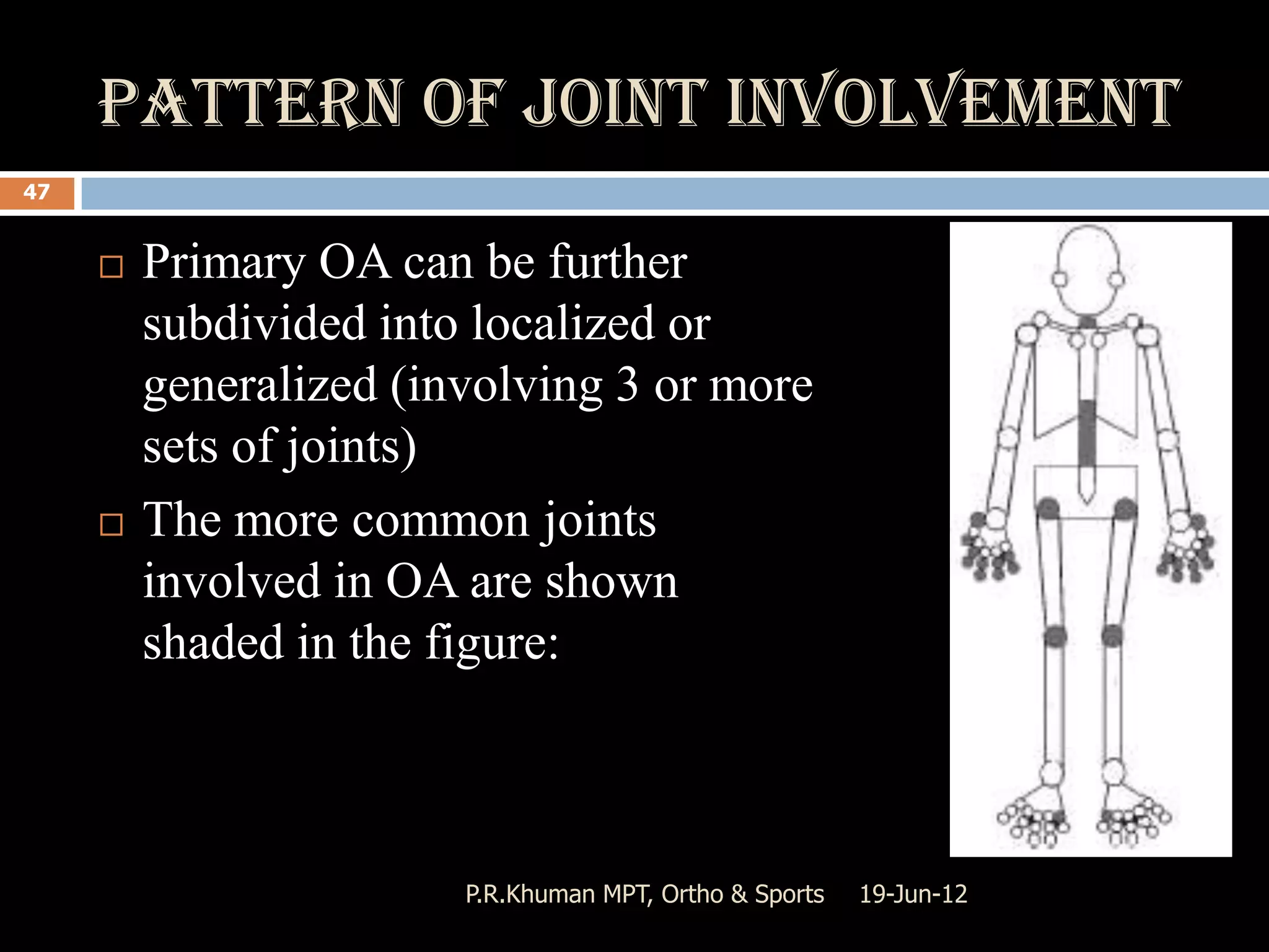 Osteoarthritis | PPTX