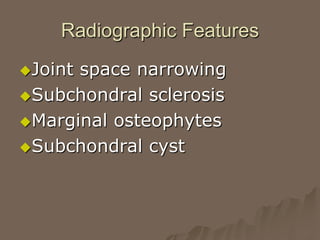 Osteoarthritis | PPT