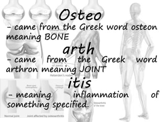 Osteoarthritis | PPT