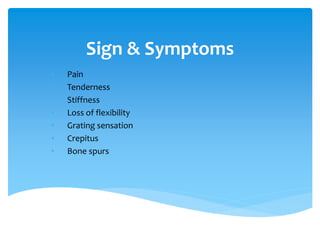 Osteoarthritis | PPTX