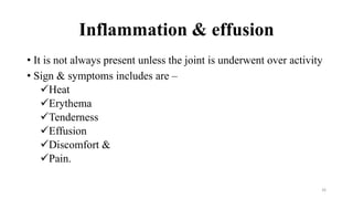 Osteoarthritis joint pain of old age Dr. Parshant | PPTX