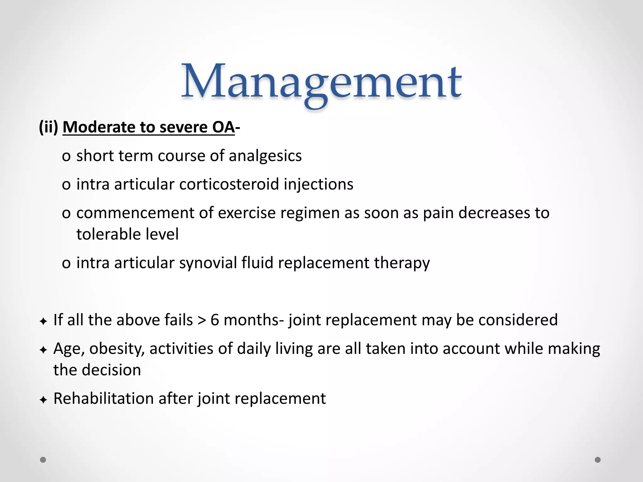 Osteoarthritis | PPTX