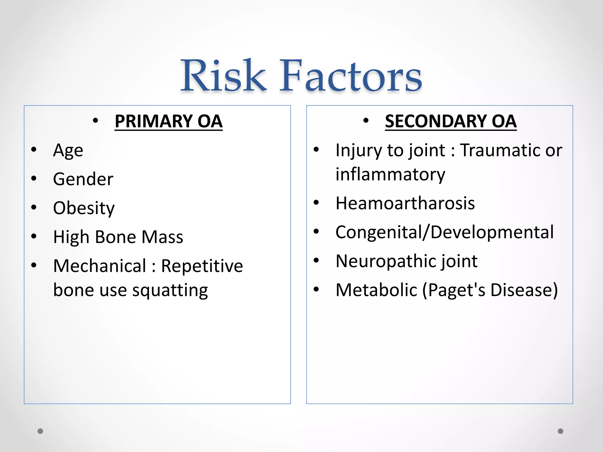 Osteoarthritis | PPTX