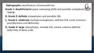 Osteoarthritis In elderly | PPTX | Bone and Joint Conditions | Diseases ...
