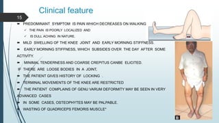 Knee joint Osteoarthritis | PPTX