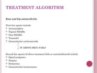 Osteoarthritis definition, pathophysiology, treatment | PPTX